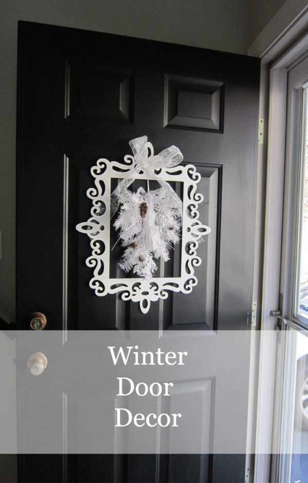 Winter Door Decor