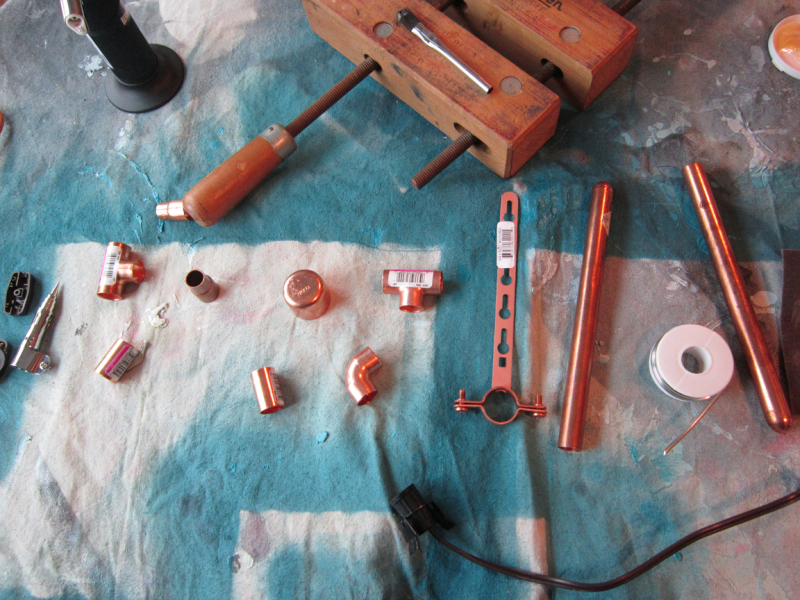 DIY Copper Light Fixture