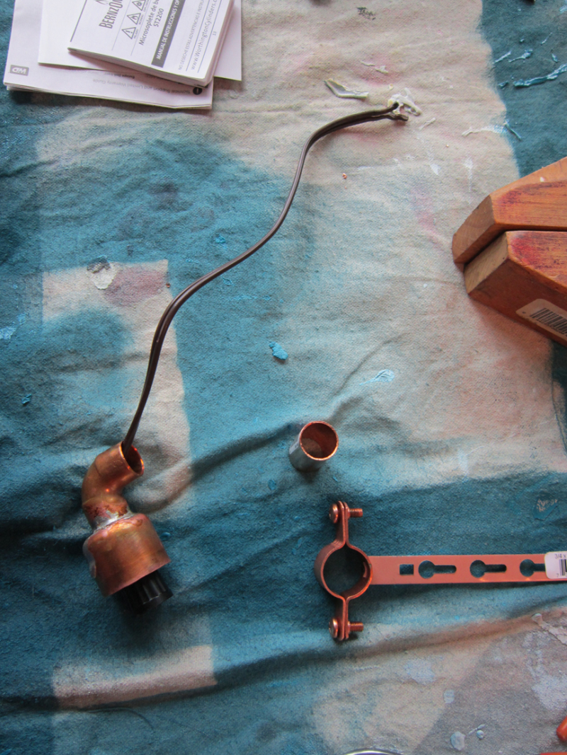 DIY Copper Light Fixture