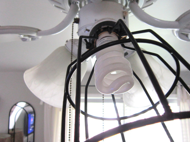 Ceiling Fan Light Covers - The Honeycomb Home