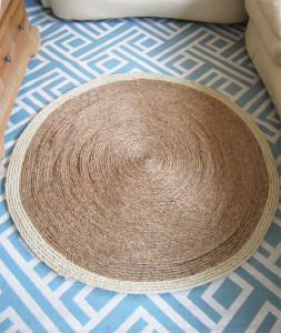 DIY Sisal Rug - The Honeycomb Home