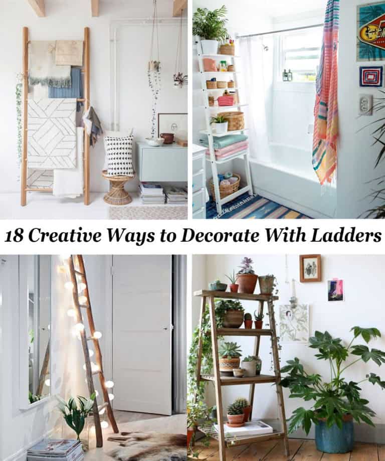 Decorating With Ladders - The Honeycomb Home