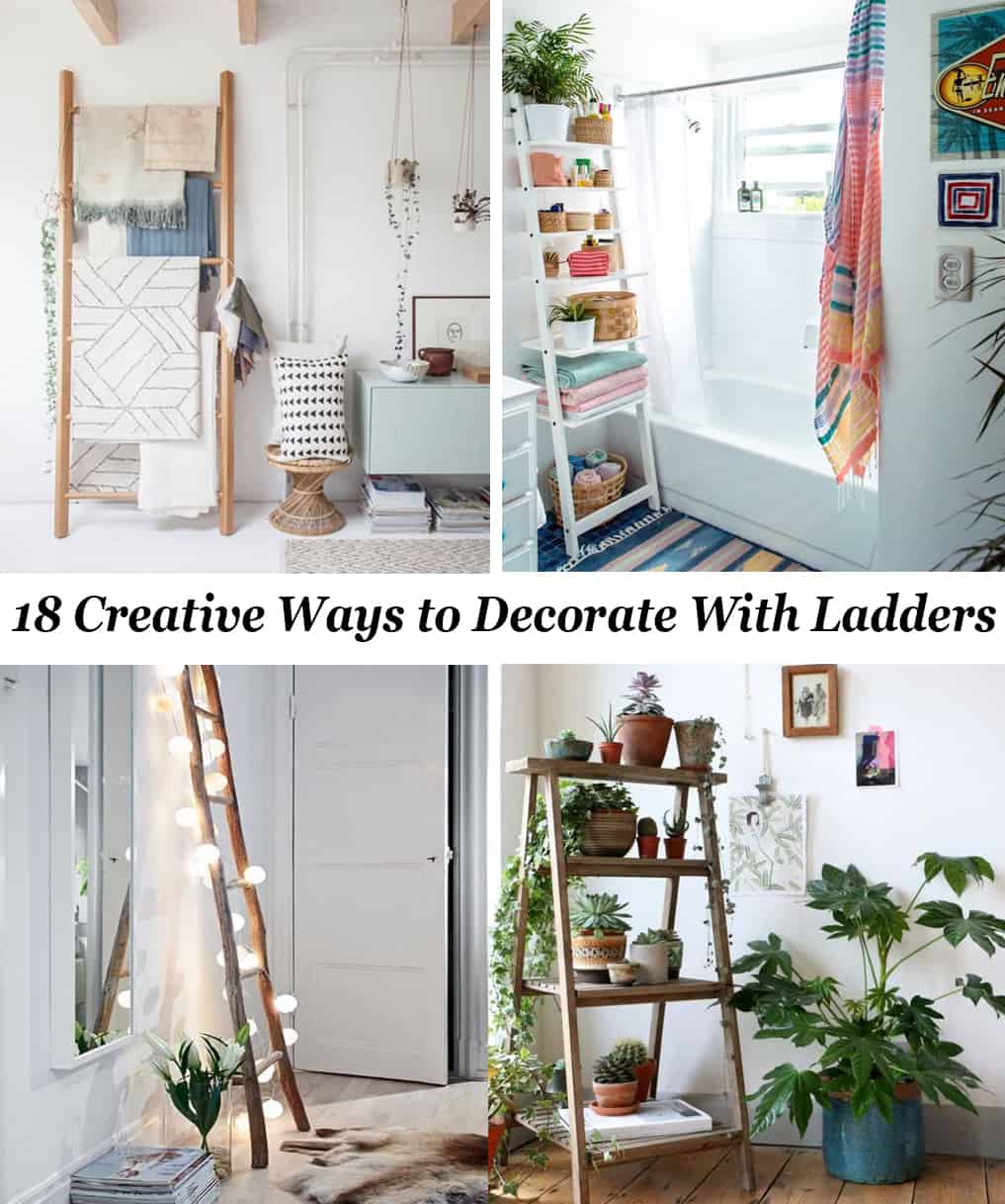 Decorating With Ladders - The Honeycomb Home