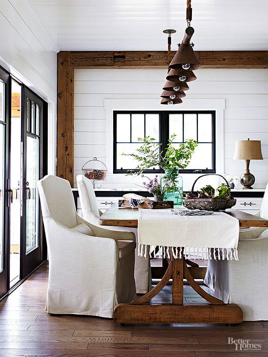 10 White Rustic Rooms - The Honeycomb Home