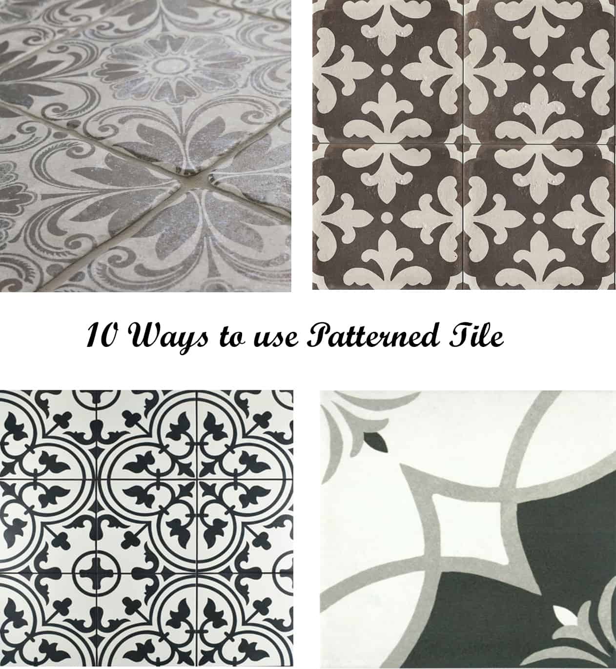 Patterned Tile Trend - The Honeycomb Home