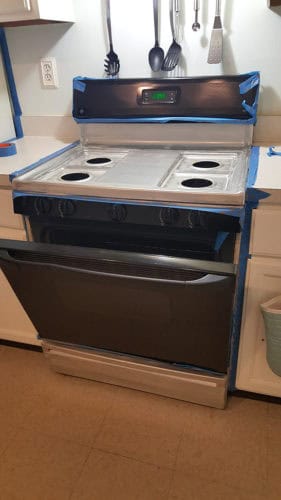 How To Paint Appliances Stainless Steel - The Honeycomb Home