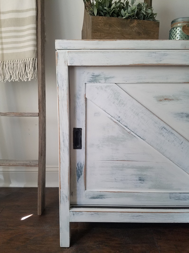 Vintage Sideboard Gets a Rustic Farmhouse Makeover - The Honeycomb Home