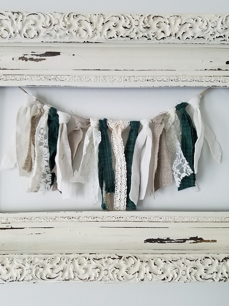 How To Make A DIY Rag Garland In 3 Easy Steps - The Honeycomb Home