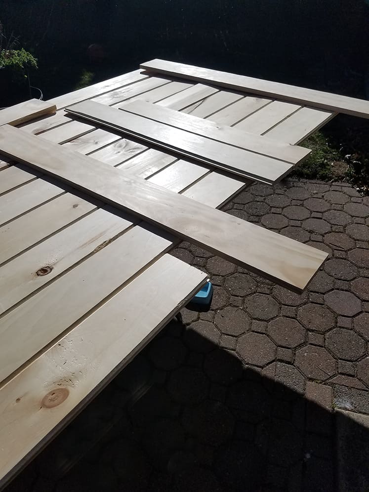 How To Build A Sliding Barn Door For Less - The Honeycomb Home