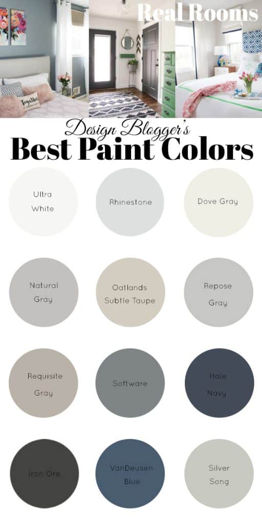 Design Bloggers Favorite Paint Colors - The Honeycomb Home