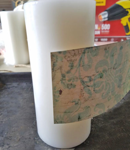 DIY Candle Wraps for Fall - The Honeycomb Home