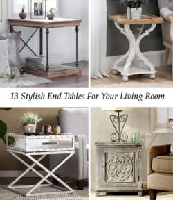 13 Stylish End Tables for Your Living Room - The Honeycomb Home