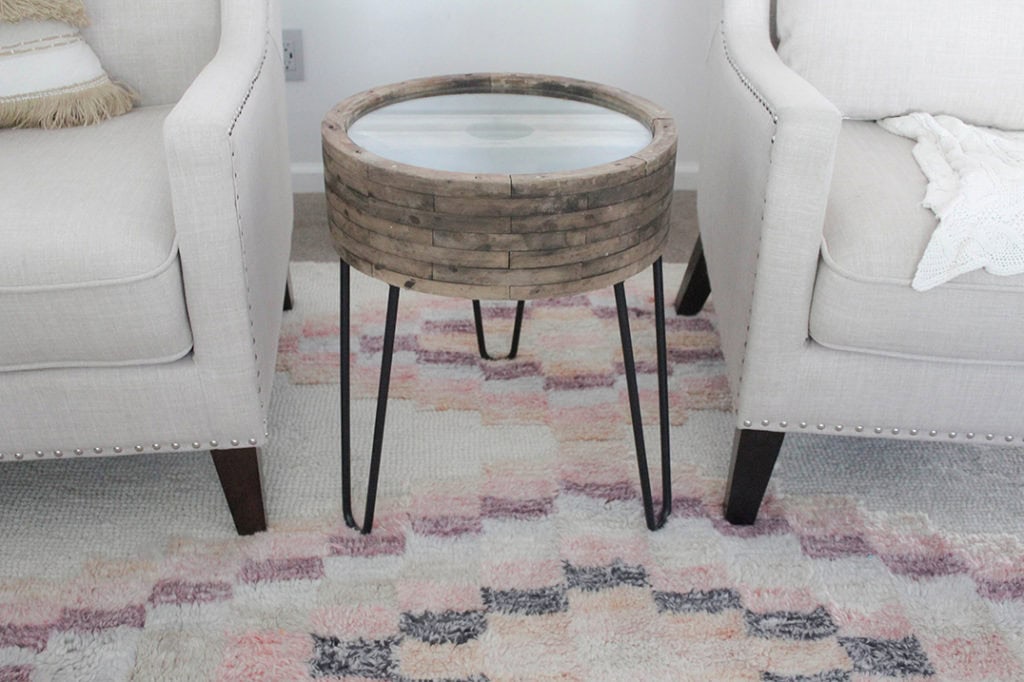 Small Side Table DIY Upcycle - The Honeycomb Home