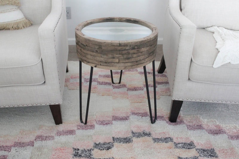 Small Side Table DIY Upcycle - The Honeycomb Home