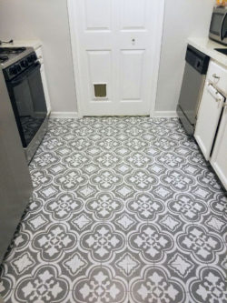 How To Paint Linoleum Flooring - The Honeycomb Home