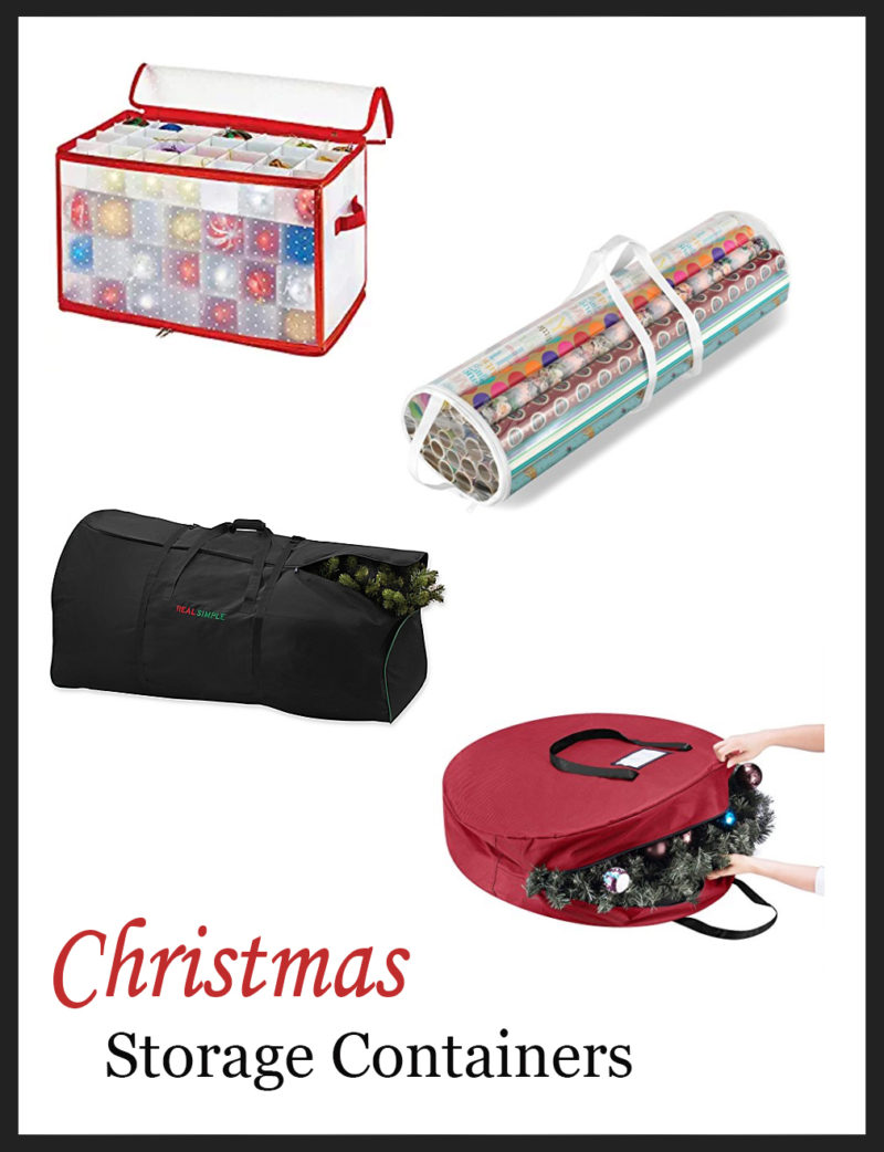 Christmas Tree and Ornament Storage Ideas - The Honeycomb Home