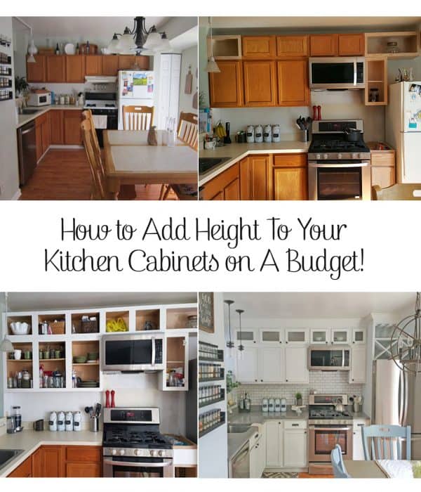 TALL KITCHEN CABINETS - hOW TO ADD CABINETS ABOVE KITCHEN CABINETS ...