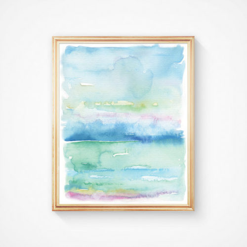 Watercolor Paintings from Etsy - The Honeycomb Home