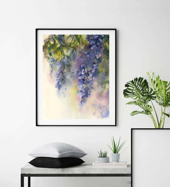 Watercolor Paintings from Etsy - The Honeycomb Home
