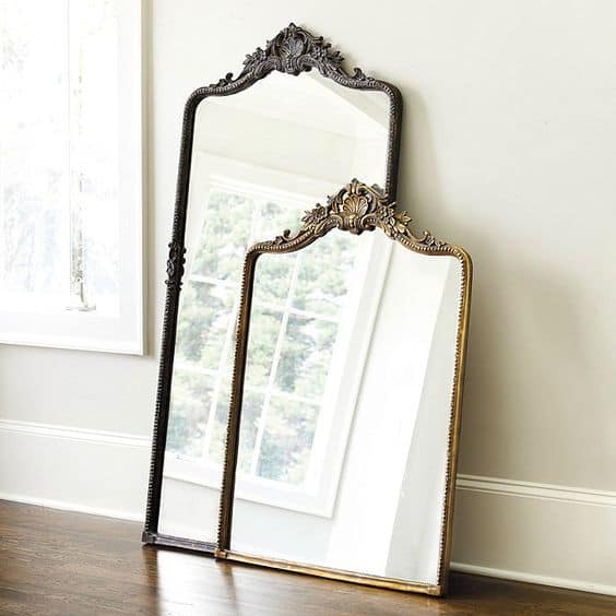 7 Decorative Mirrors for Above the Mantel - The Honeycomb Home