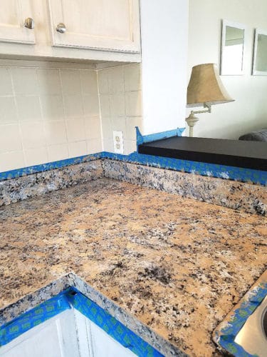 DIY Granite Countertops - Yes, Really! - The Honeycomb Home