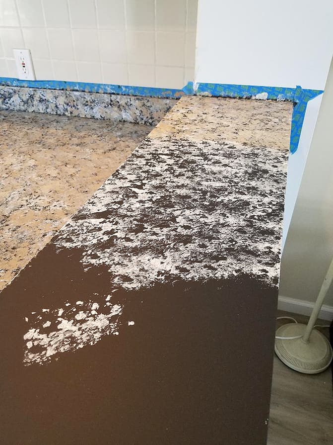 DIY Granite Countertops - Yes, Really! - The Honeycomb Home