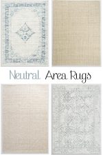 Found: The Perfect Neutral Area Rug - The Honeycomb Home