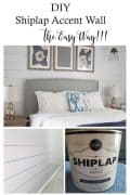 Shiplap Accent Wall - The Easy Way!!! - The Honeycomb Home