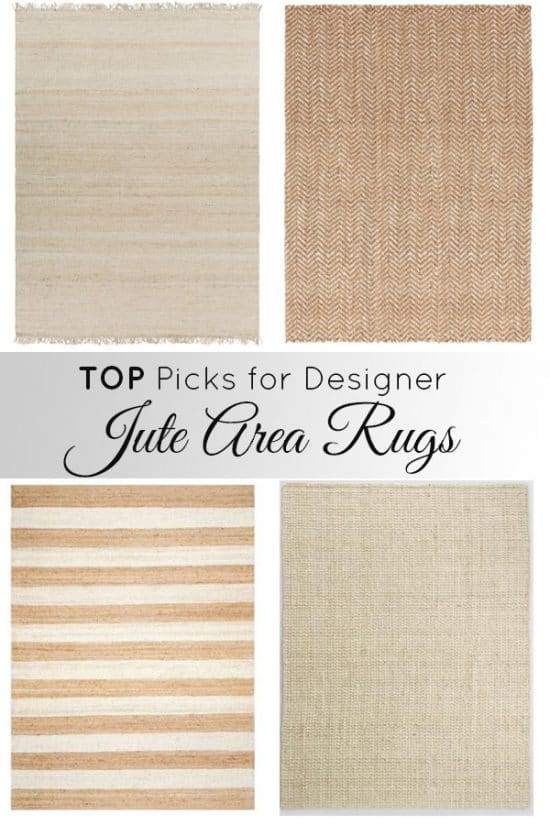 7 Gorgeous Jute Area Rugs - The Honeycomb Home