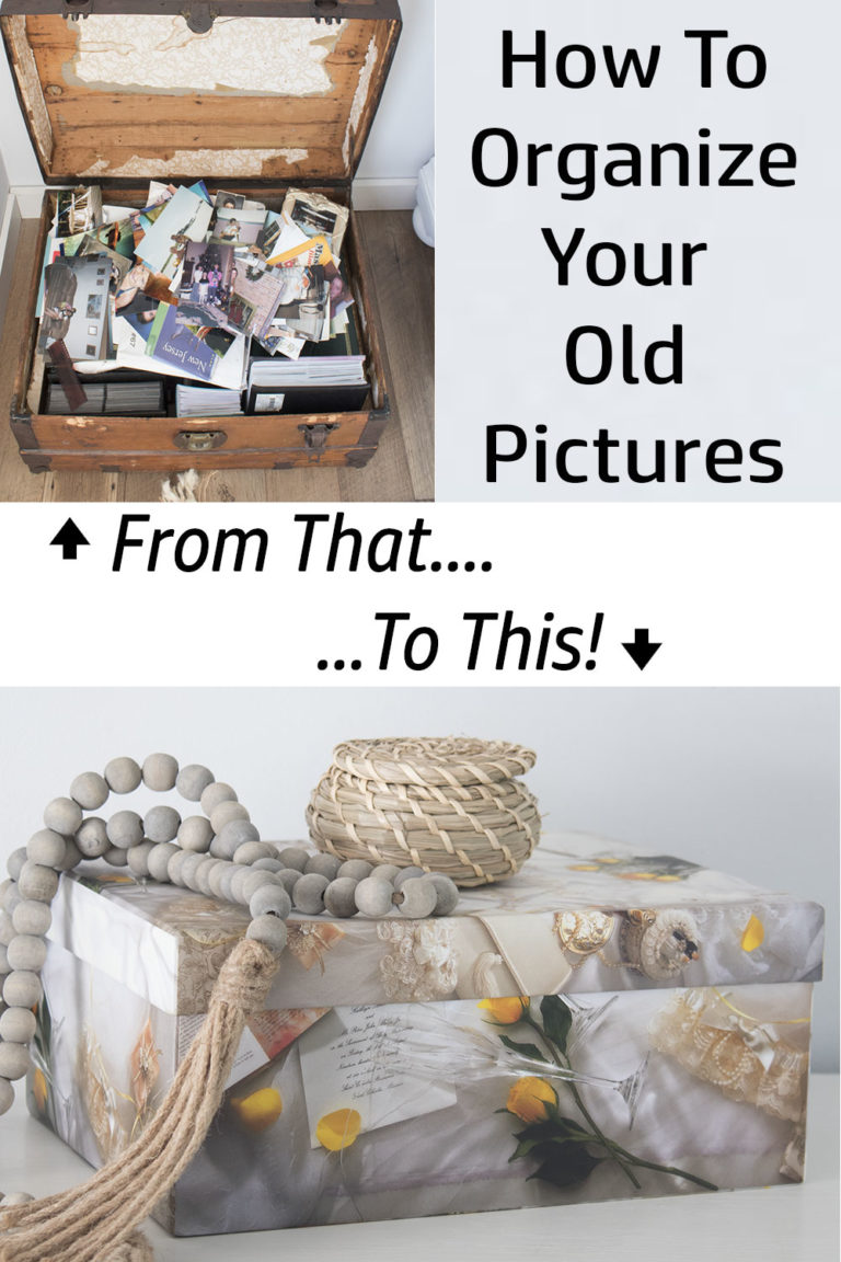The Best Way To Organize Photos and Save Space - The Honeycomb Home