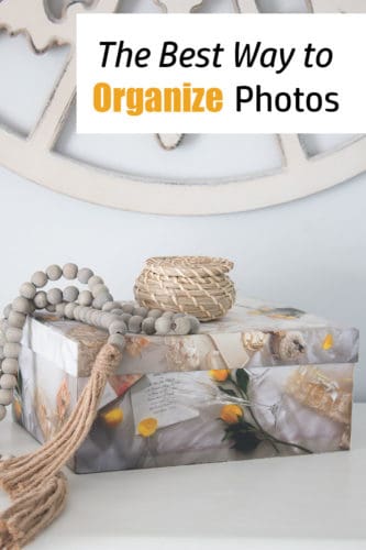 The Best Way To Organize Photos and Save Space - The Honeycomb Home