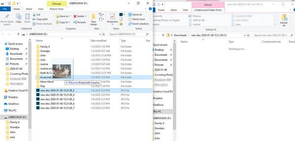 The Best Way To Organize Photos and Save Space - The Honeycomb Home