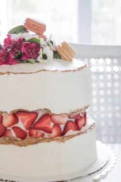 How To Make A Fault Line Cake - The Honeycomb Home