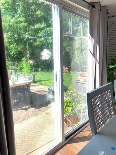 Window Grids for Sliding Glass Doors - The Honeycomb Home