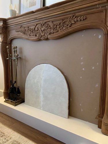 Roman Clay Fireplace How To (Get the Look of Real Stone) - The ...