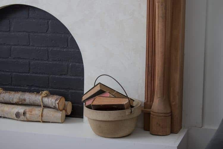 Roman Clay Fireplace How To (Get the Look of Real Stone) - The ...