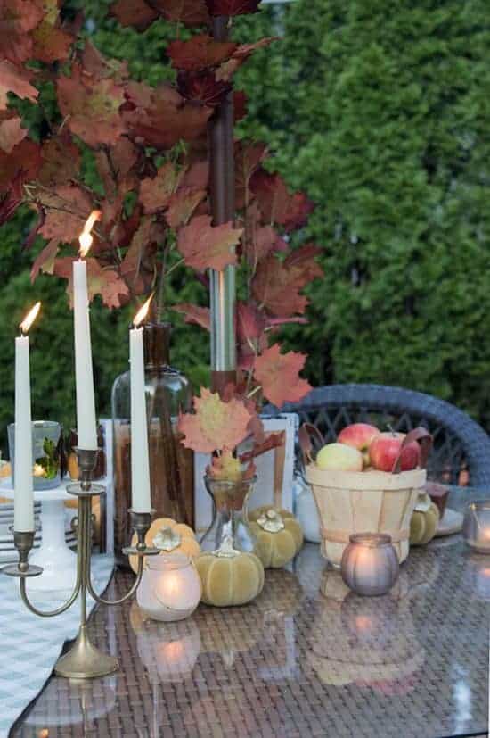 Fall Table Setting Ideas - The Honeycomb Home