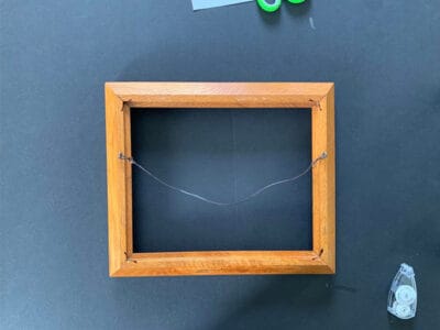 Using Photo Frames Without Glass - The Honeycomb Home