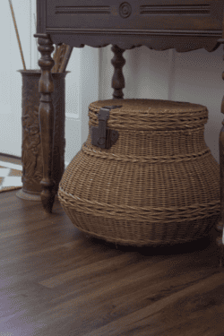 Decorating With Baskets - The Honeycomb Home