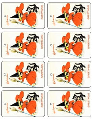 Halloween Goodie Bag Tags Printable (Free) - The Honeycomb Home
