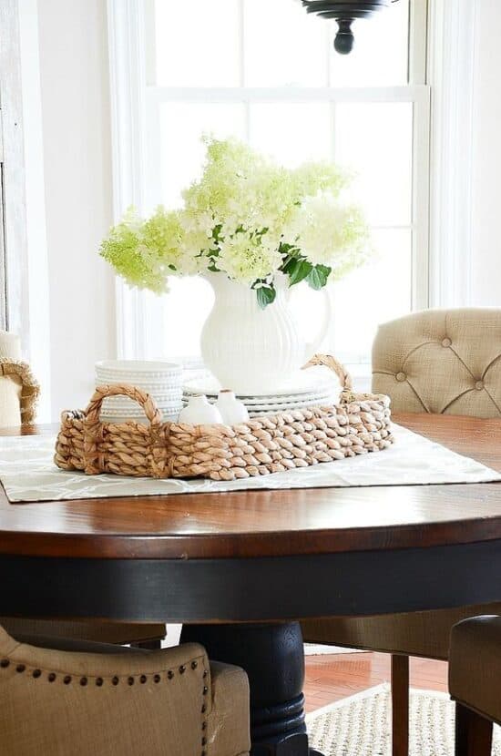 Kitchen Table Centerpiece Ideas For Everyday - The Honeycomb Home