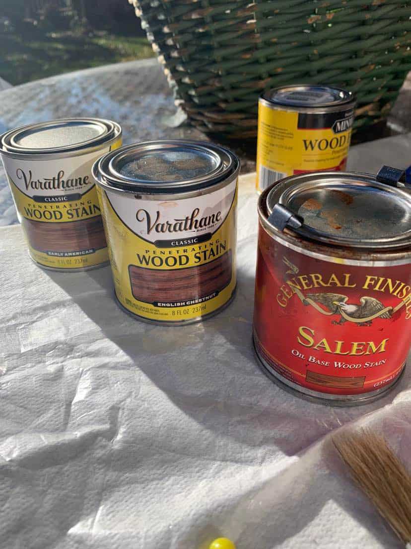 Wood Stain Colors & Staining Technique - The Honeycomb Home