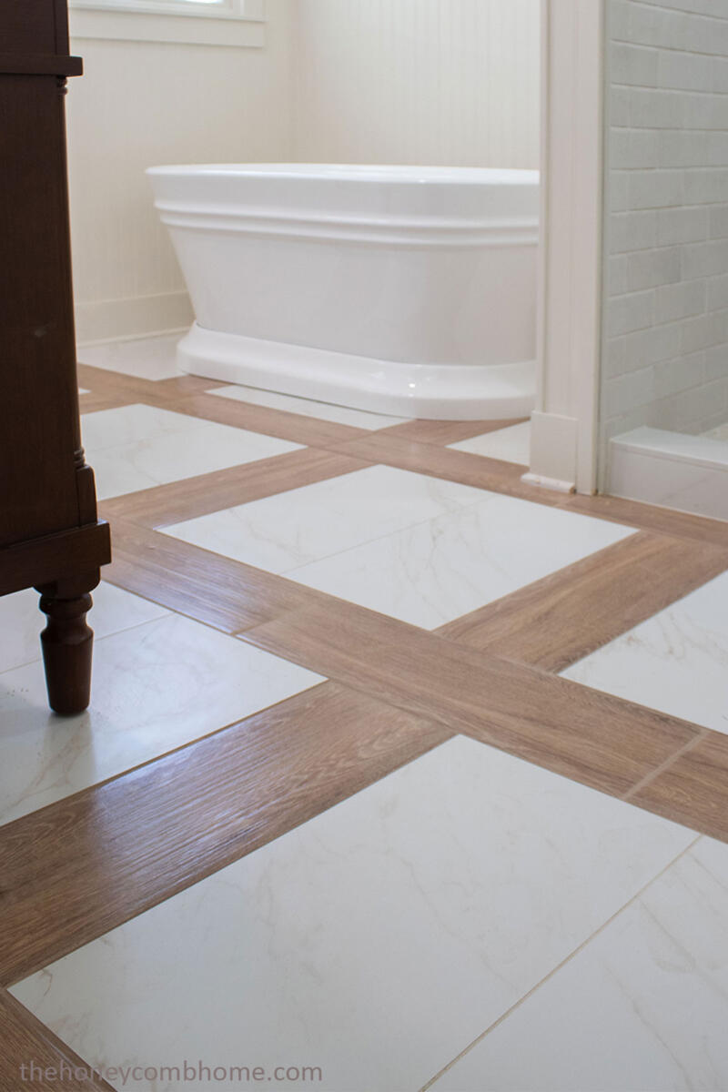 Why Inlaid Tile Floors were The Best Decision For Our Bathroom - The ...