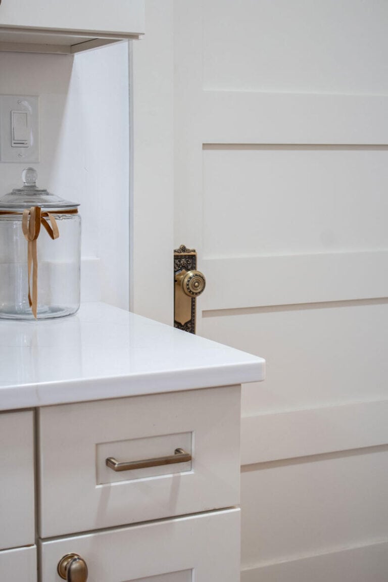 Antique Brass Kitchen Cabinet Hardware - The Honeycomb Home