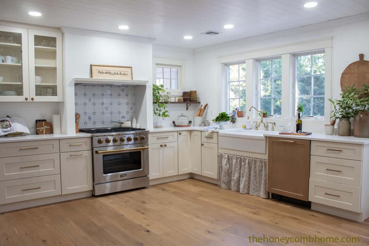 Our Country Style Kitchen Addition - The Honeycomb Home