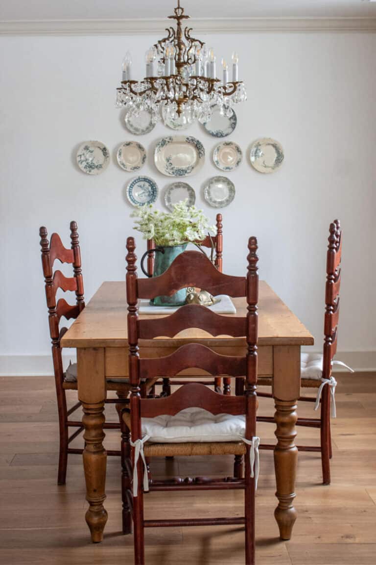 Hanging Plates On Wall: My Antique Dining Room Plate Gallery - The ...